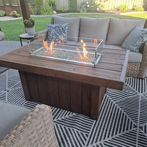 Fire Table | DIY Plans | Outdoor Table | Fire Place | Patio Furniture ...
