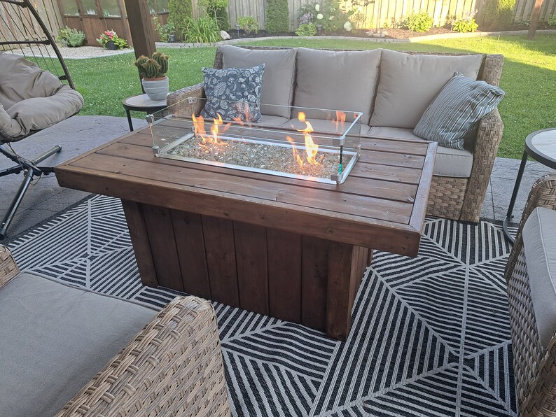 Fire Table | DIY Plans | Outdoor Table | Fire Place | Patio Furniture ...