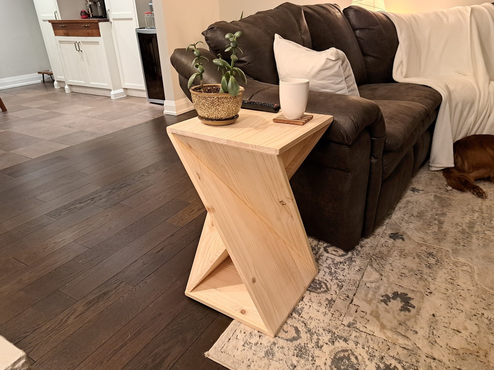 DIY Side Table Plans | End Table | Modern Home Decor | Accent Furniture | Solid Wood Table ...