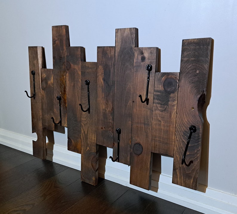 DIY Coat Rack Plans | Rustic Farm House Decor - Etsy