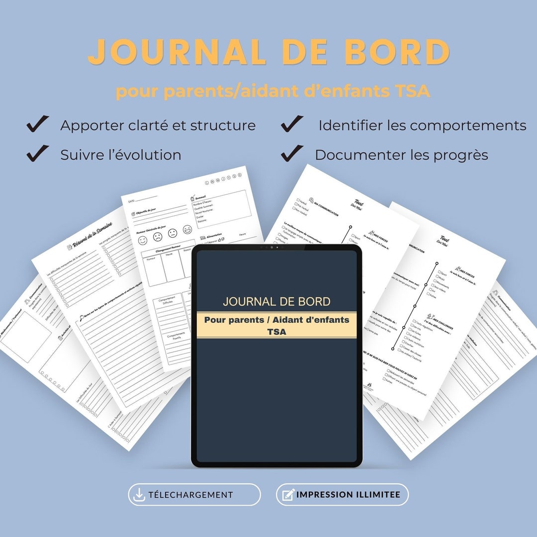 Logbook for Parents of ASD Children | Autism | Tda |planner | Tracker ...