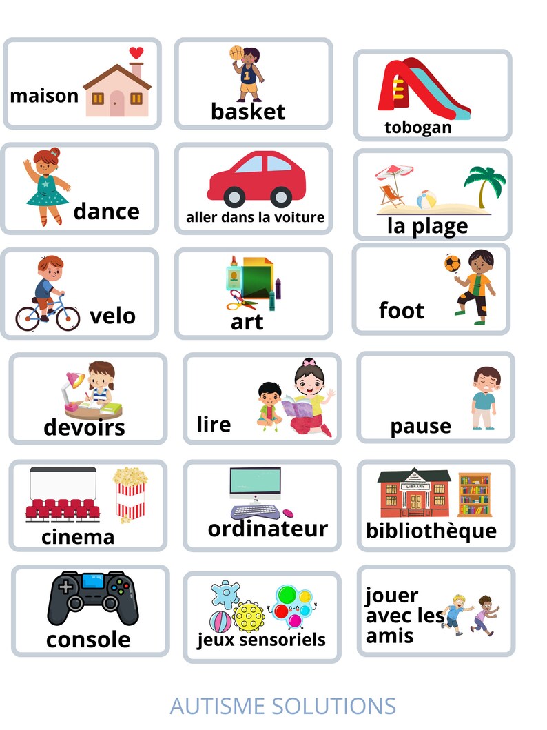 Visual Timetable, ASD Visual Supports, Visual Routines, , Organization ...