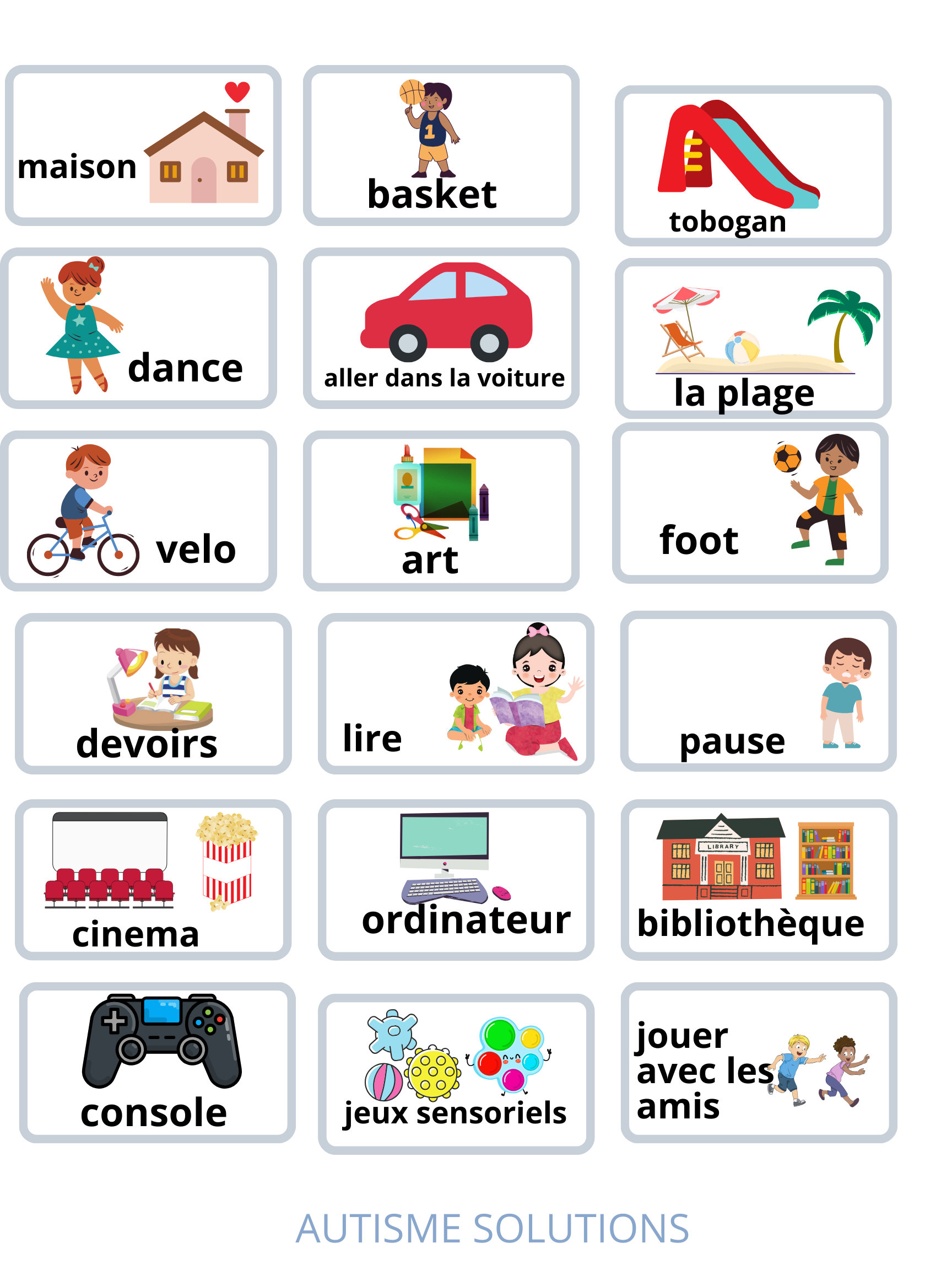 Visual Timetable, Visual Routines, ASD Visual Supports, ASD ...