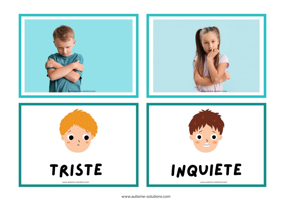 Emotions Girls, Sheets, Autism, Behavior, ASD Visuals, Routine ...