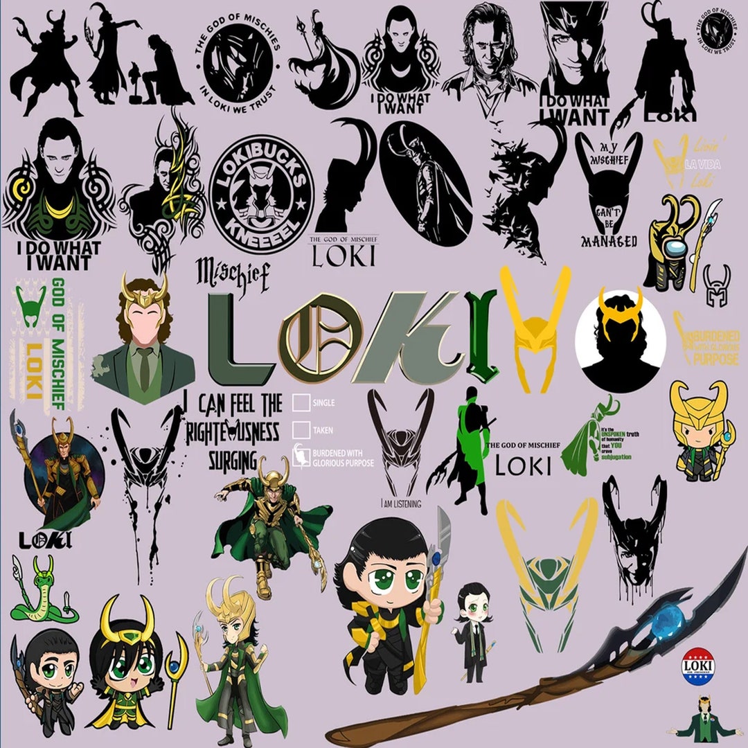 Lok.i SVG-PNG-PDF Bundle, Loki Layered Svg, Loki Marvel Svg Cut Files ...
