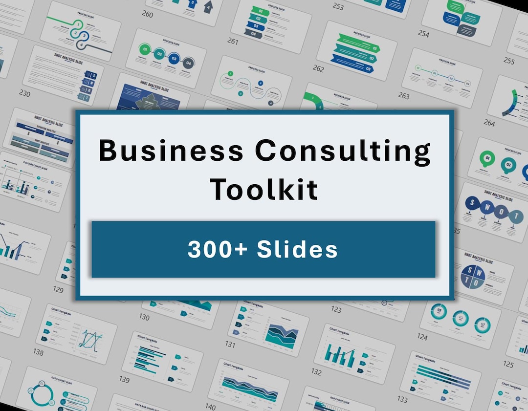 Business Consulting Toolkit: 300+ Powerpoint Slides - Etsy