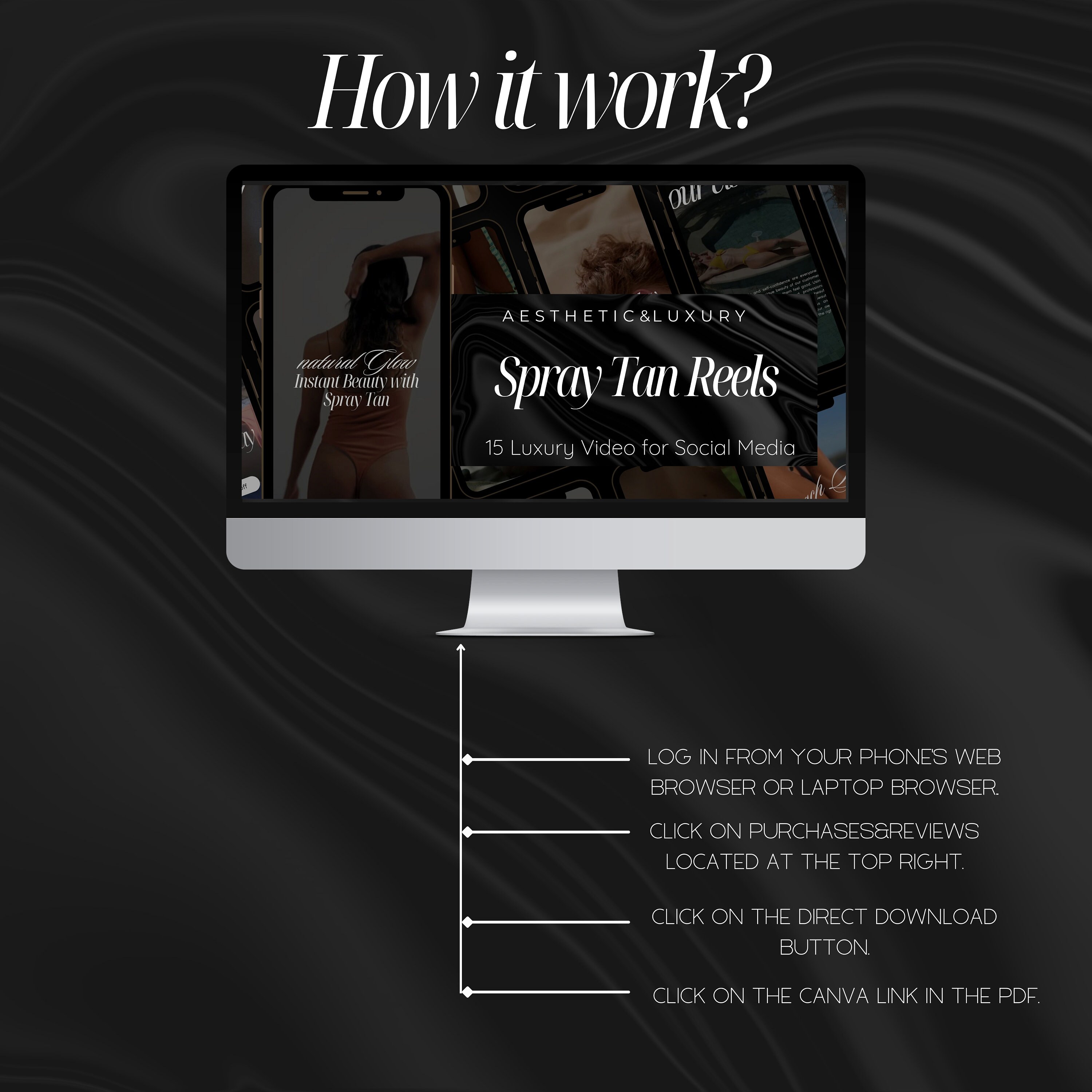 Spray Tan Instagram Reels Templates, Spray Tan Artist Instagram Stories ...