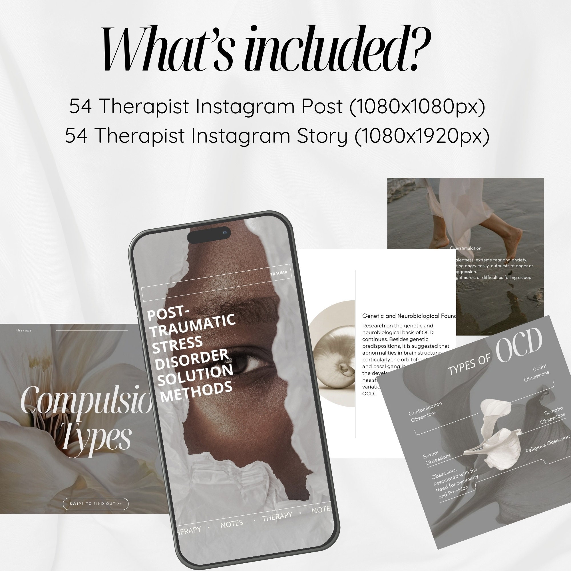 Therapist Instagram Templates, Psychologist Social Media, Mental Health ...