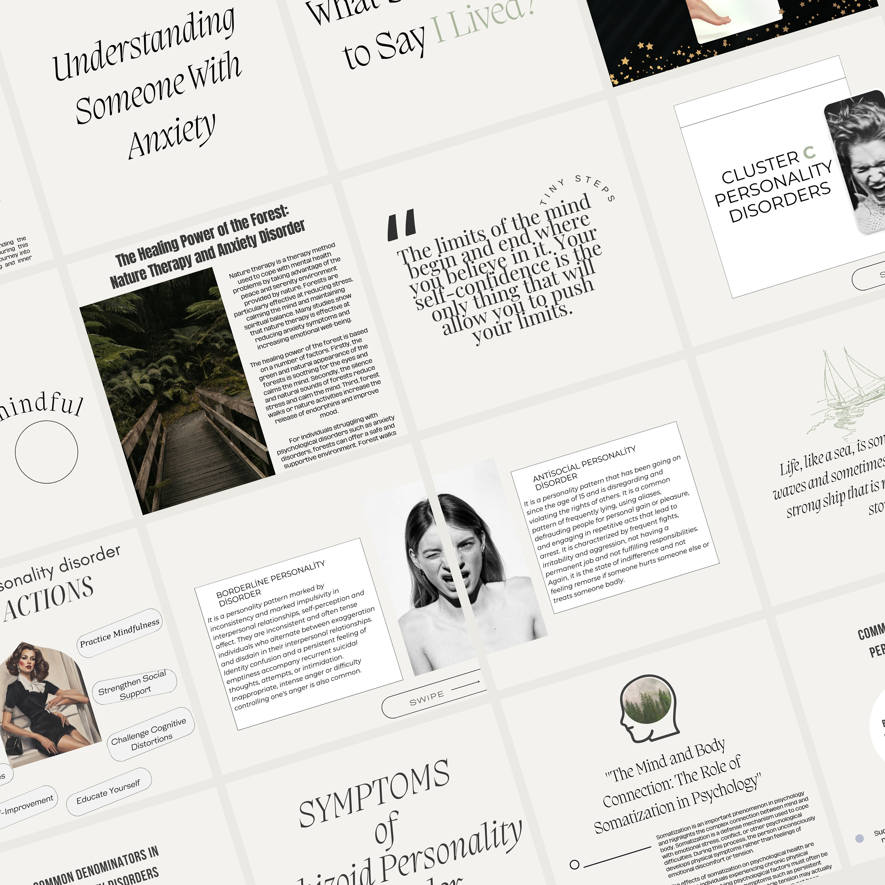 Therapist Instagram Templates, Psychologist Social Media, Mental Health ...