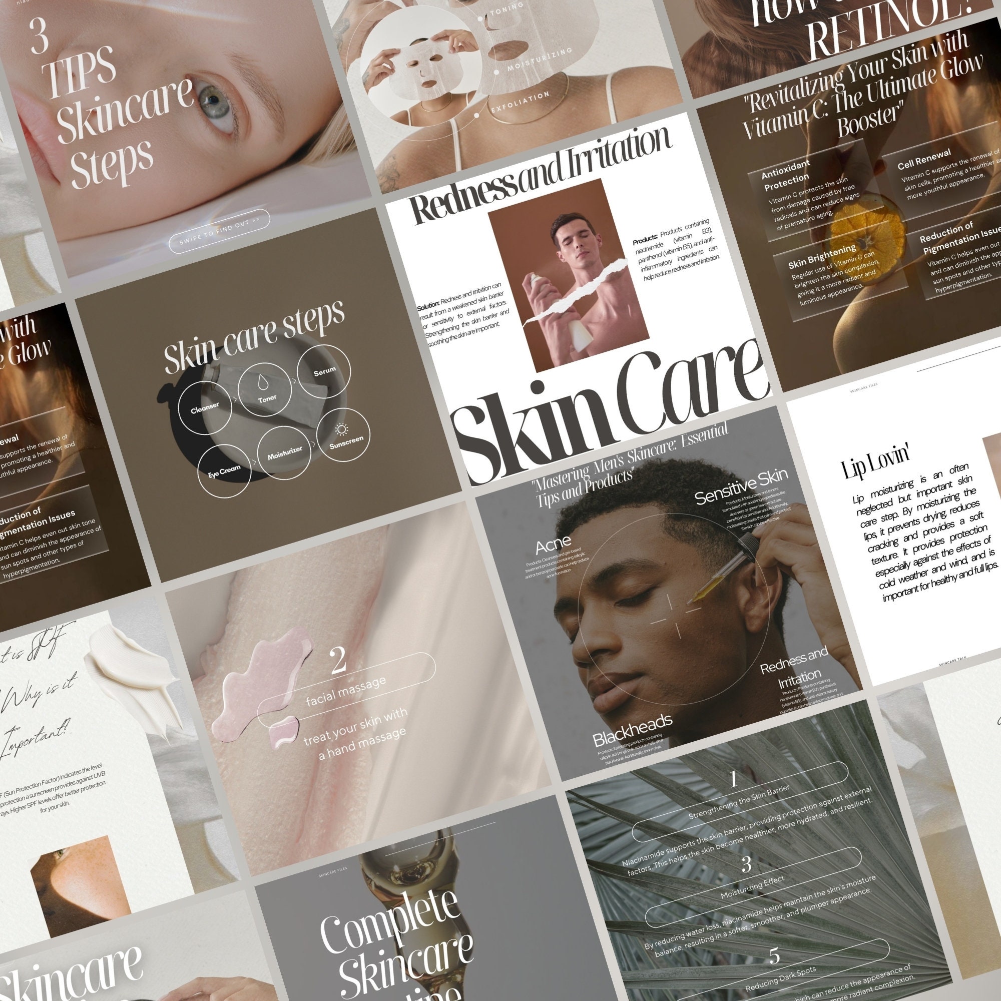 Skincare Instagram Templates, Esthetician Instagram Template ...