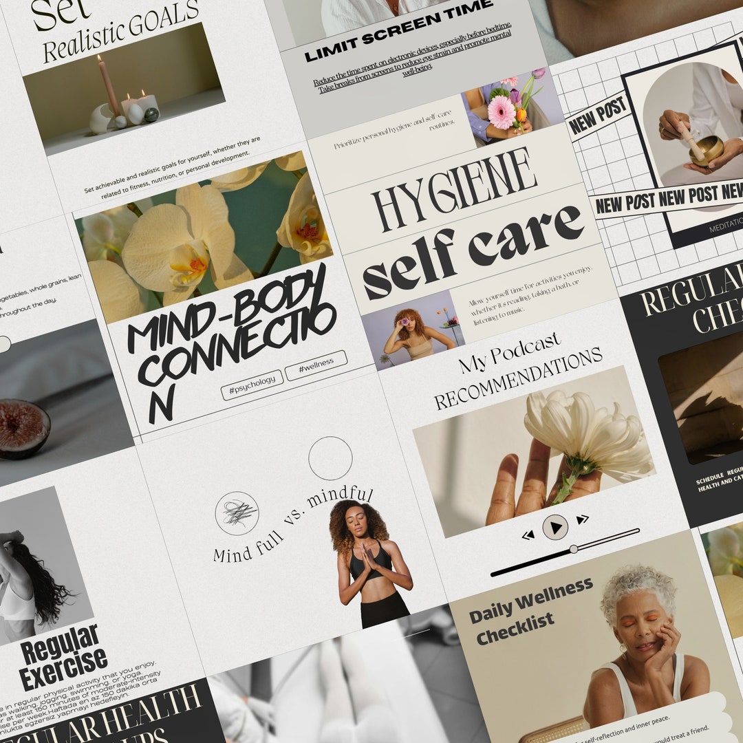 Wellbeing Coach Instagram Templates, Wellness Coach, Holistic Coach ...