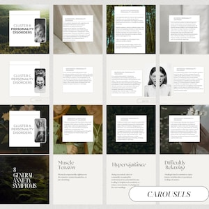 Therapist Instagram Templates, Psychologist Social Media, Mental Health ...