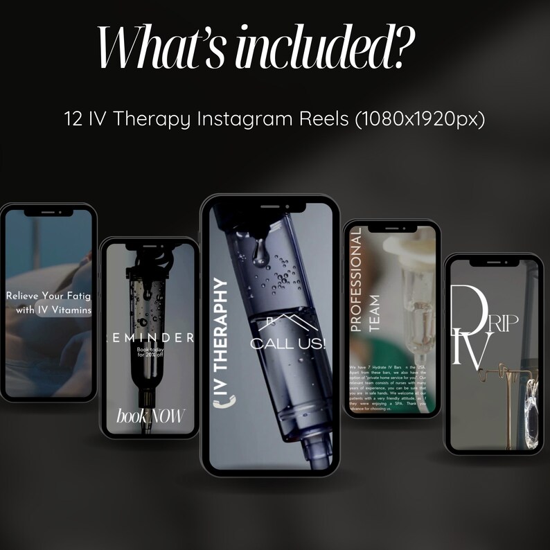 IV Therapy Video Reels Instagram, IV Cocktail Drip, IV Hydration ...