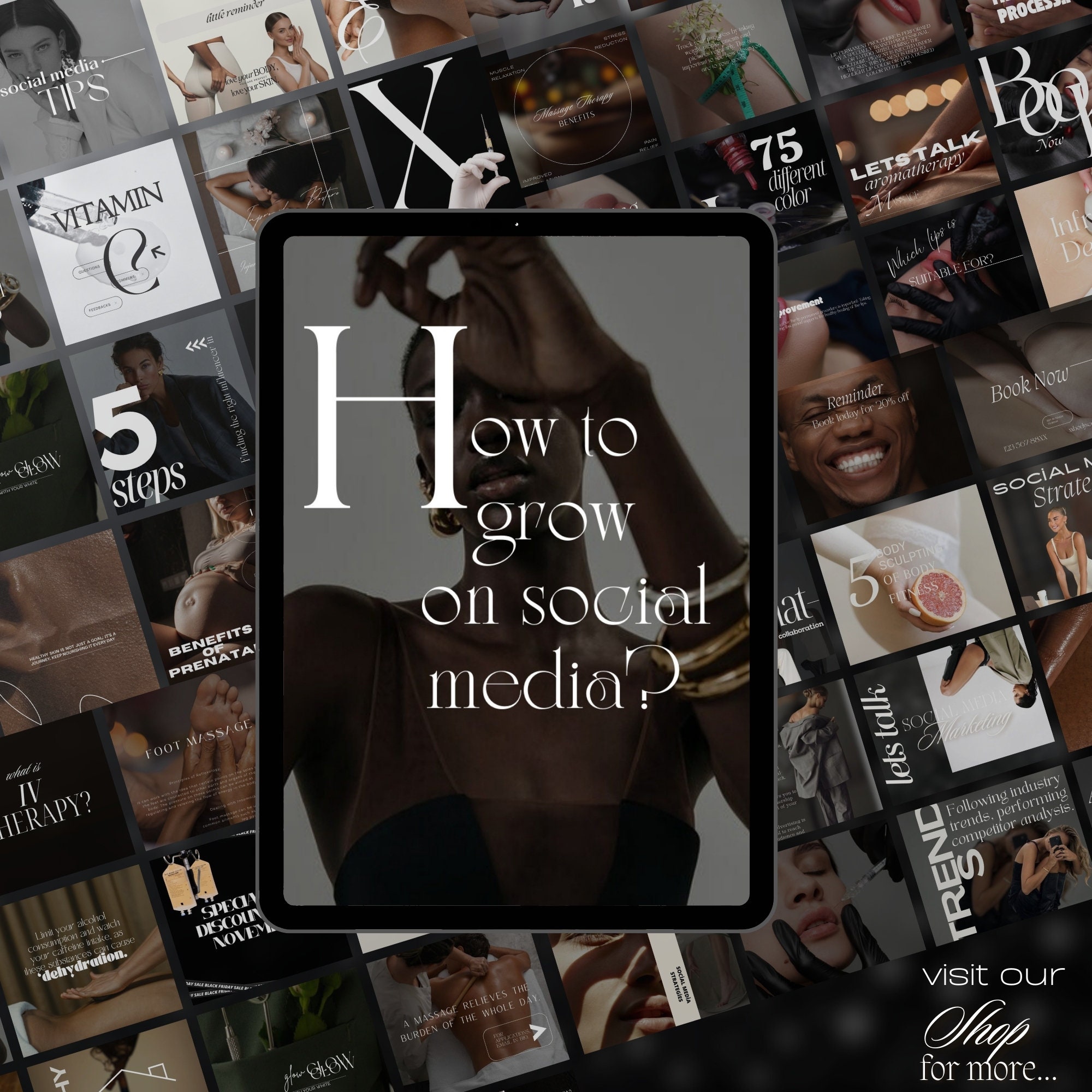 Hair Stylist Instagram Post Templates, Hair Stylist Website, Hair Care ...