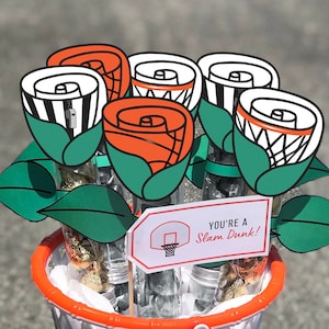 DIY Basketball Bouquet / Gift for Him / Basketball Valentine ...
