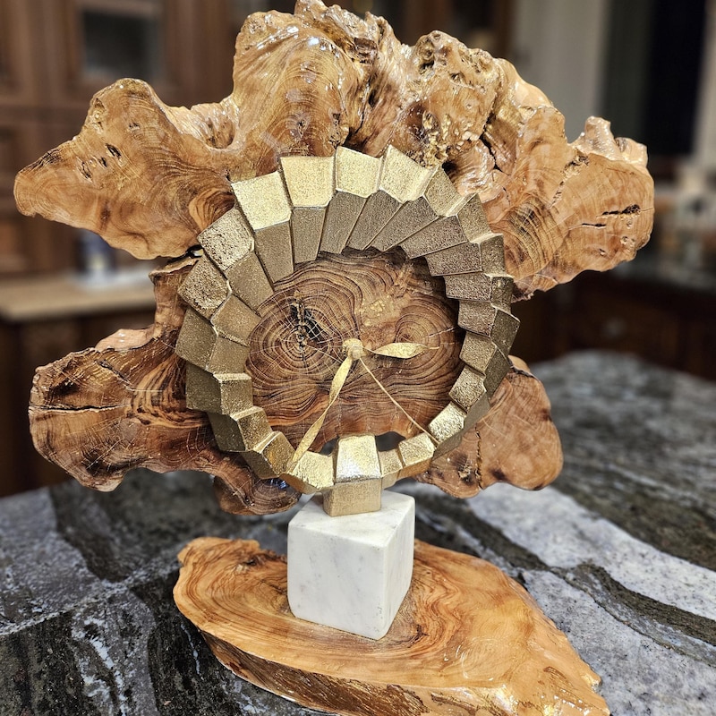 Exotic Wood Clock - Etsy