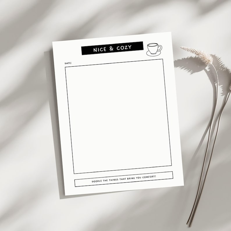 Printable Doodle Prompt Journal for Kids, Teens, and Adults | Fun ...