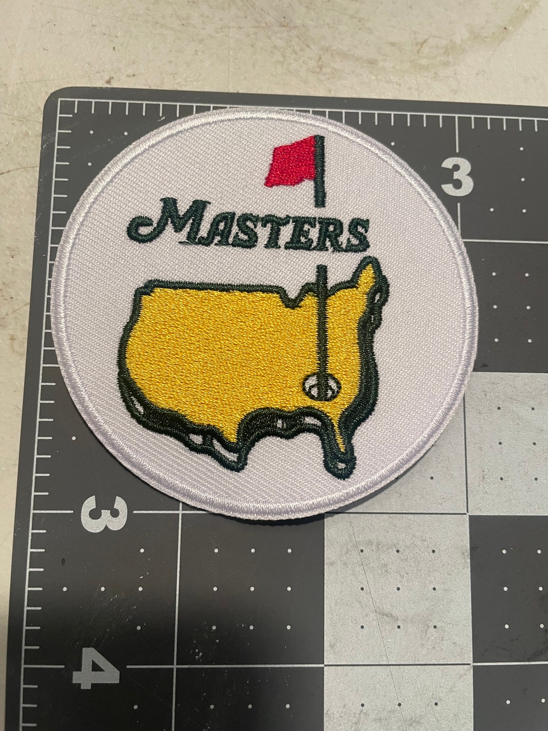 MASTERS PATCHES LOGO - Adhesive Backing for Iron-on. Quality, 3 Sizes ...
