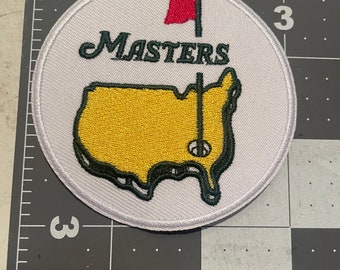 MASTERS PATCHES LOGO Adhesive Backing for Iron-on. Quality, 2.5 Inch ...