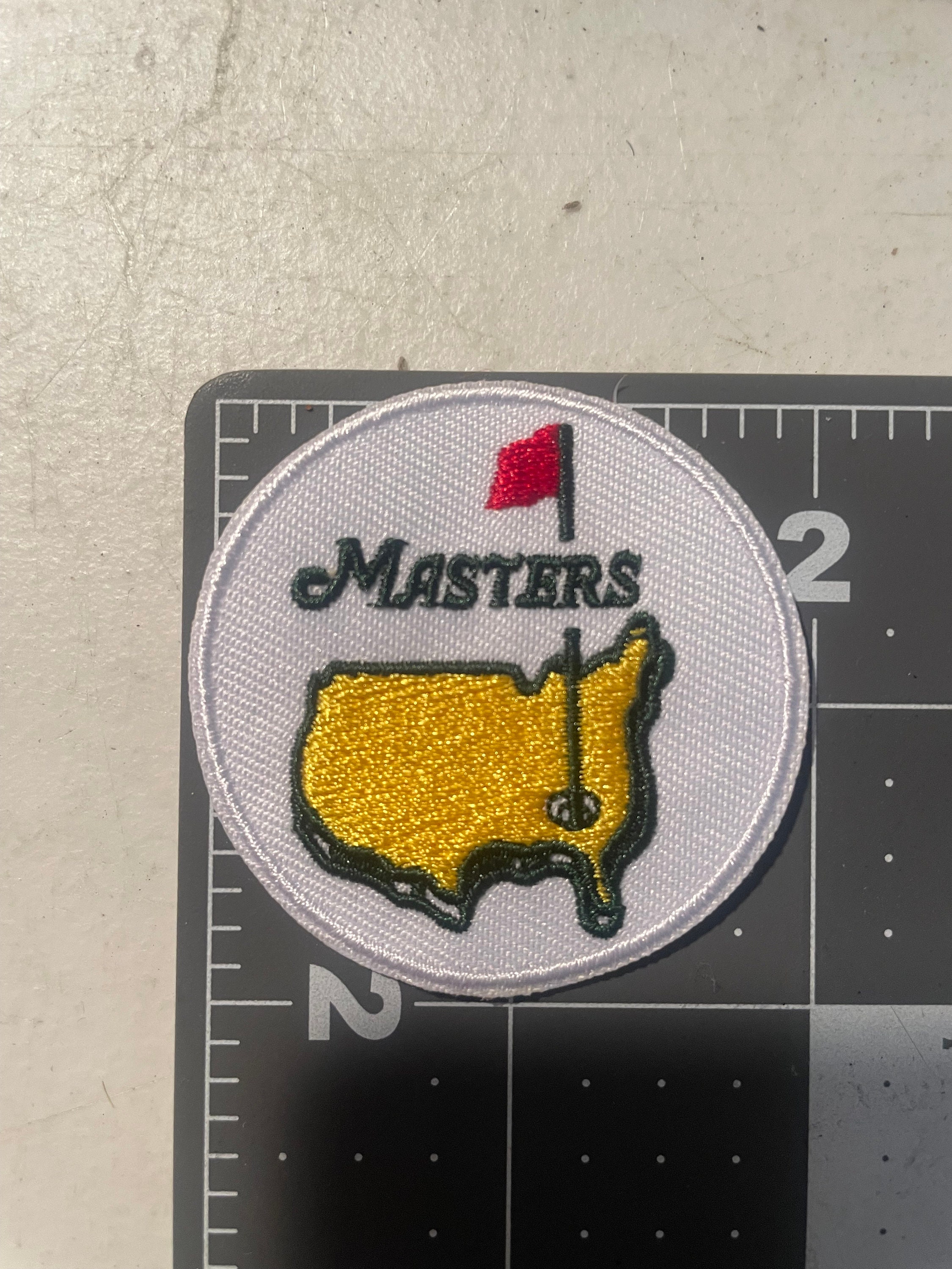 MASTERS PATCHES LOGO Adhesive Backing for Iron-on. Quality, 3 Sizes ...