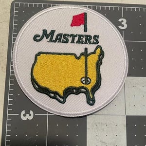 MASTERS PATCHES LOGO - Adhesive Backing for Iron-on. Quality, 3 Sizes ...