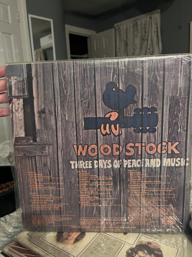 Vintage Vinyl Woodstock Two 70's Fold Psychedelic Classis Rock Move ...