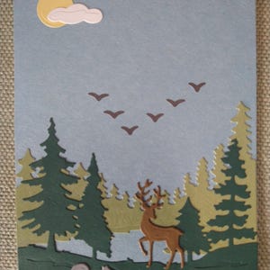 Set of 6 Woodland Themed Greeting Cards - Blank Inside - Handmade - Etsy
