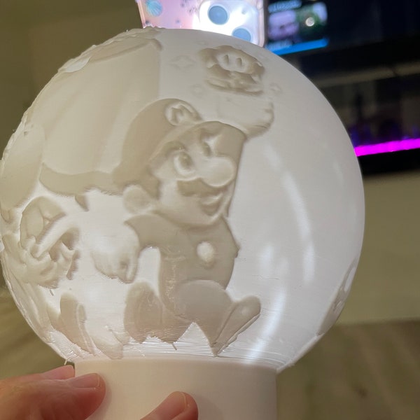 Mario Lamp - Etsy
