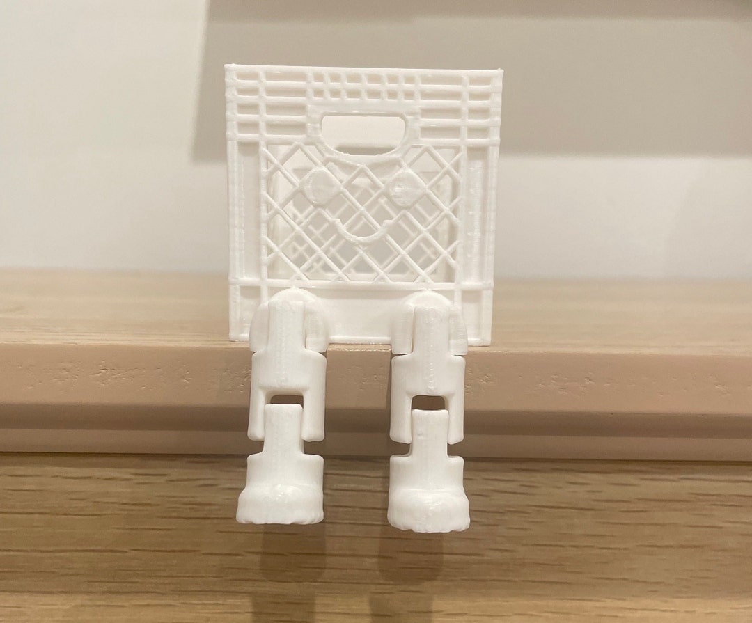 Articulated Mini Crate Buddy / Storage / Cute / Useful/ Helpful / 3d ...