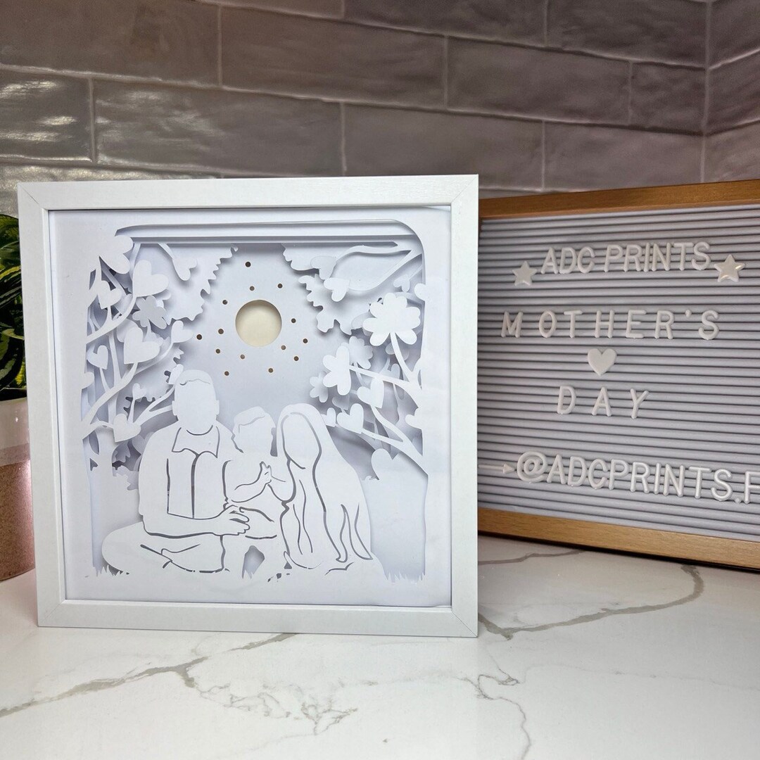 Lightbox Shadowbox Personalized With Your Photo, Personalized Gift for ...