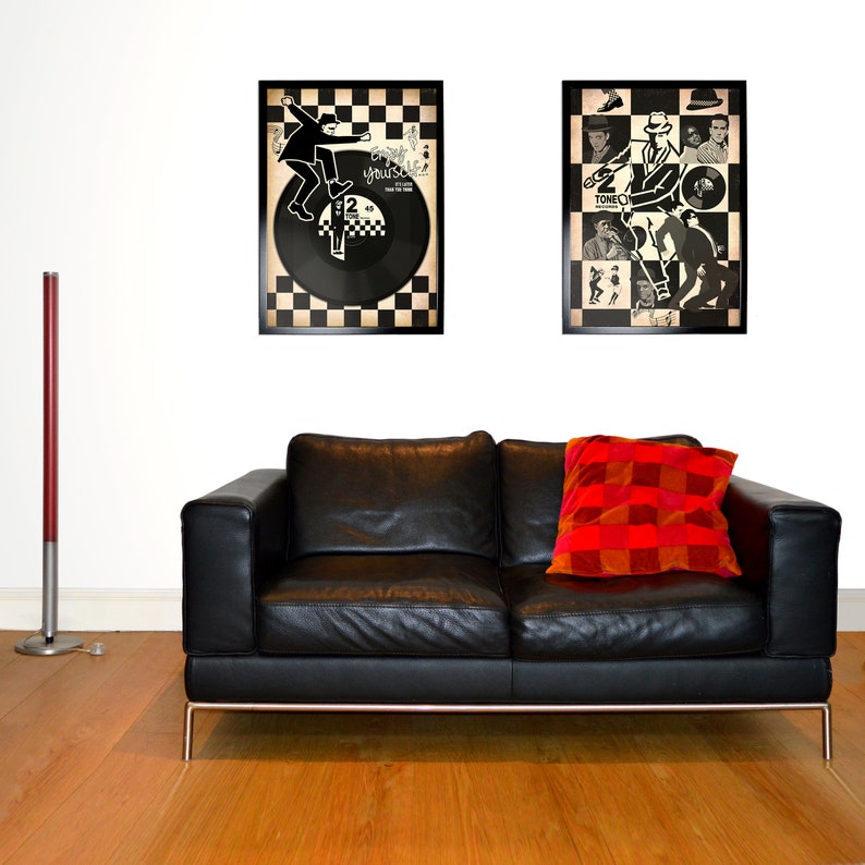 2 TONE: Retro Style Ska Music Poster Art Print. Finest Quality Printed ...