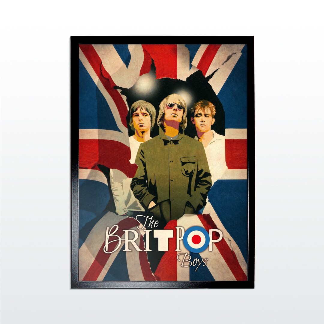 BRITPOP: Retro Style A2 Britpop Music Poster. Finest Quality Art Print ...