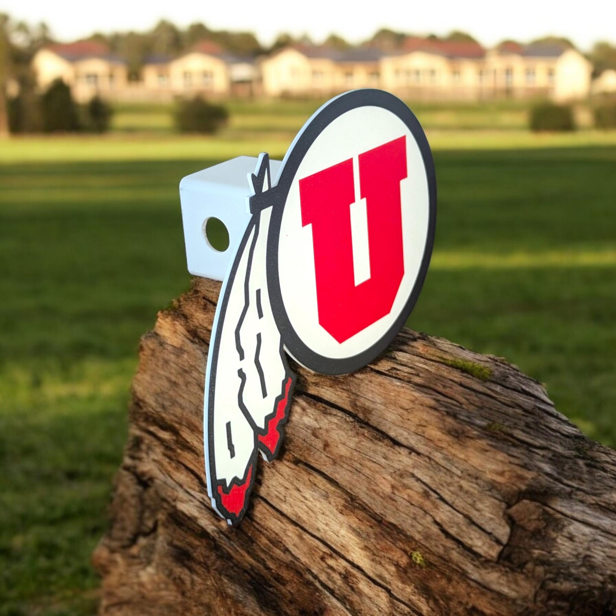 University of Utah 2 Inch Receiver Trailer Hitch Plug Cover - Etsy