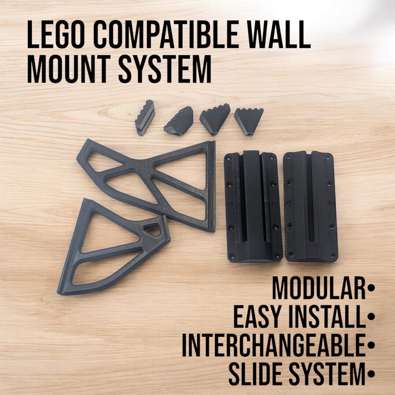 Modular LEGO Display Mount | Heavy Duty Wall Bracket System - Etsy