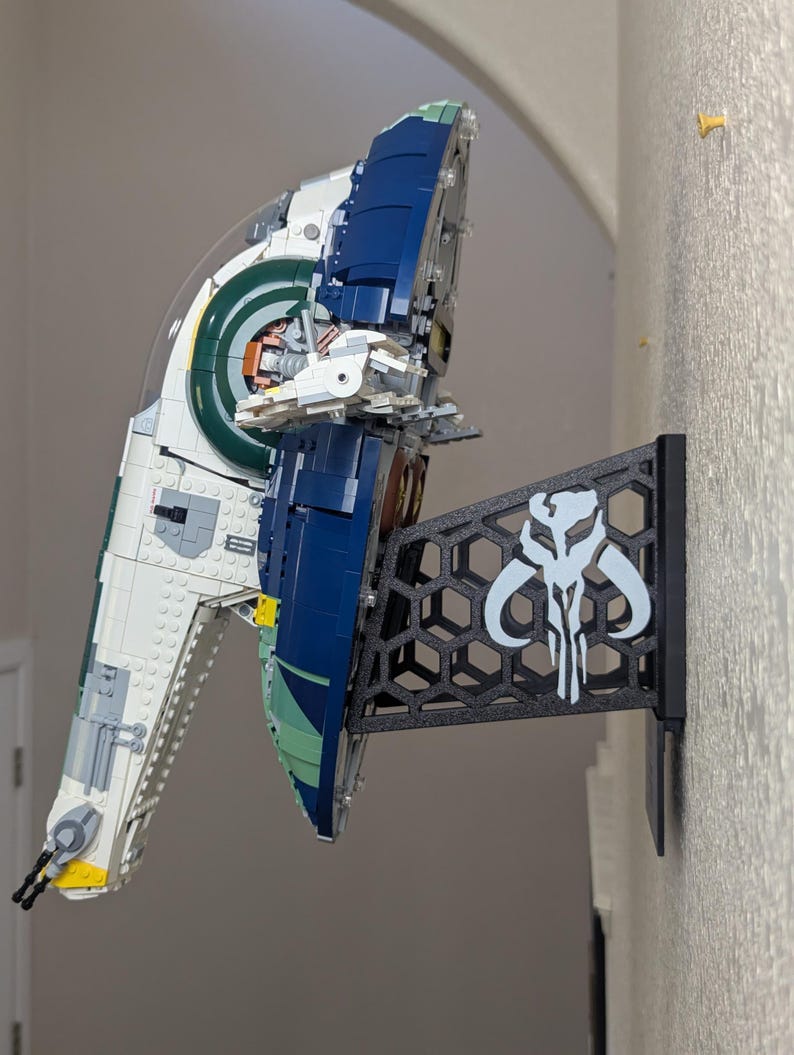 Firespray-class Starship Wall Mount for LEGO Set 75409 | Mandalorian ...