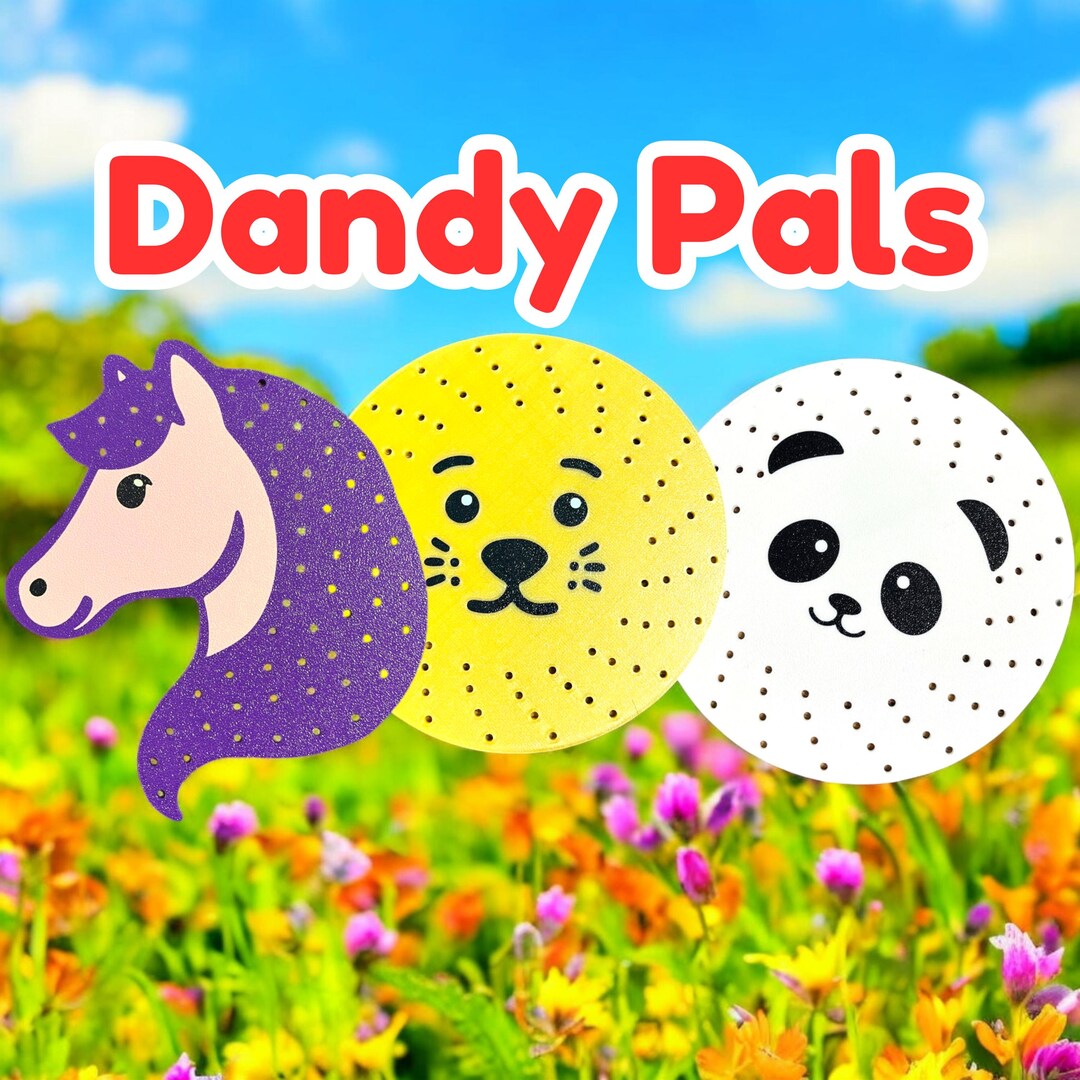 DANDY PALS! Animal Flower Mane Maker for Kids - Fine Motor Skills and ...