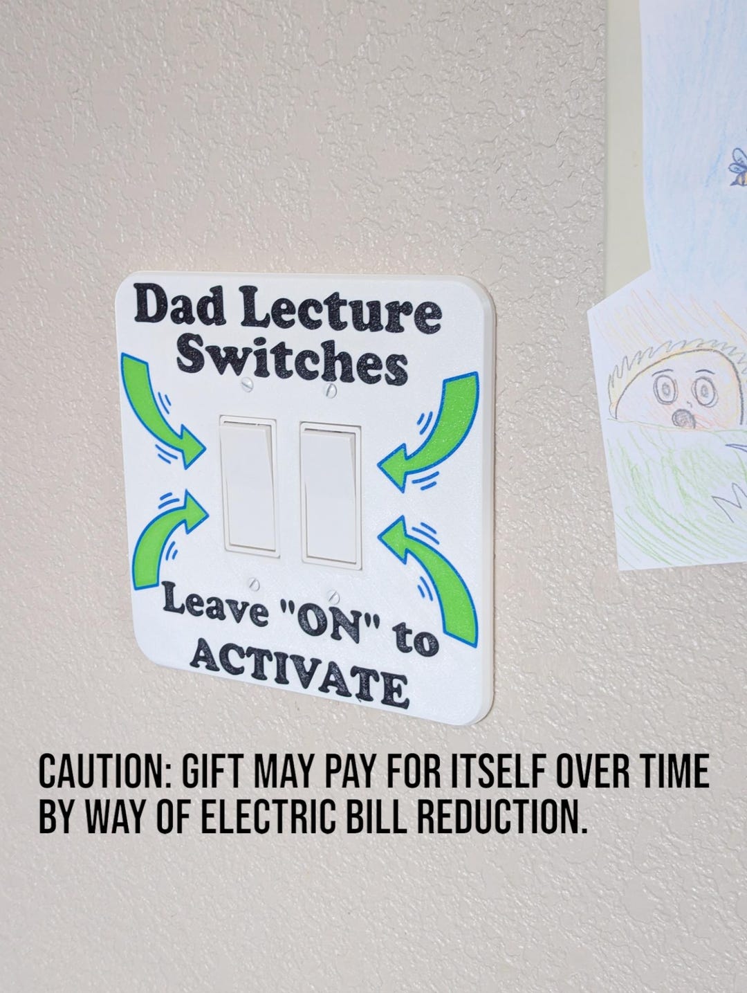 Funny Dad Lecture Light Switch Cover: Gag Gift for Fathers - Etsy