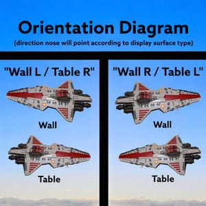 UCS Venator-class Star Wars Wall/table Mount - Fits Kit 75367 | 25 ...