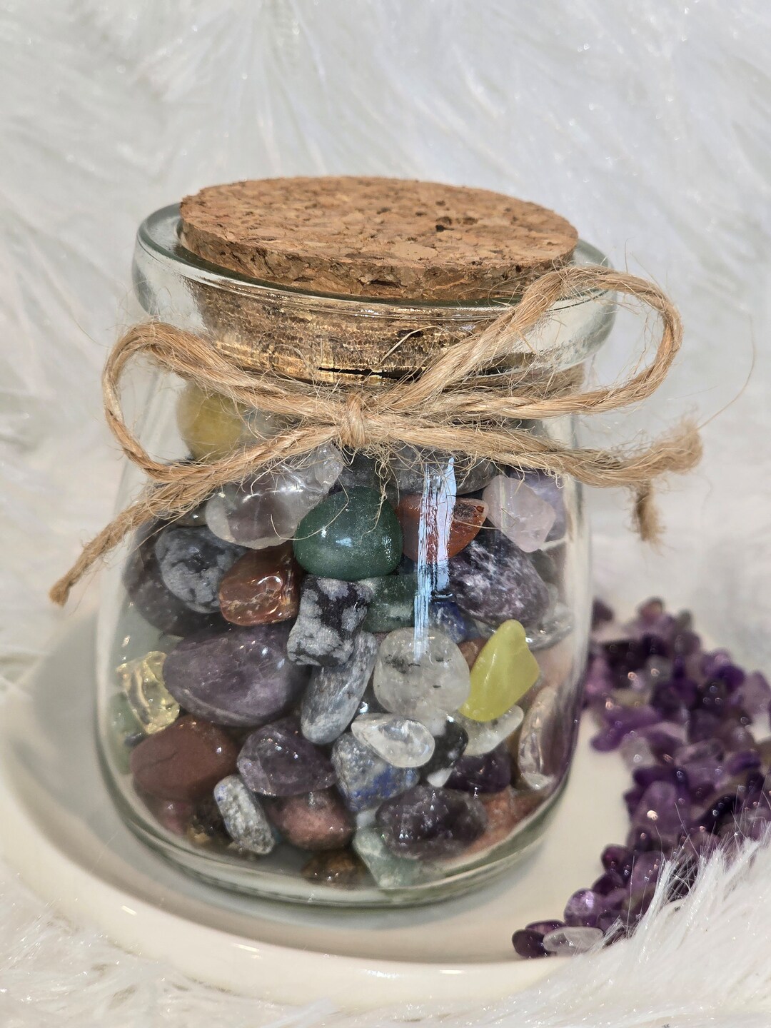 Crystal Chips Jars 60 Types of Genuine Crystal Chips for Candles ...