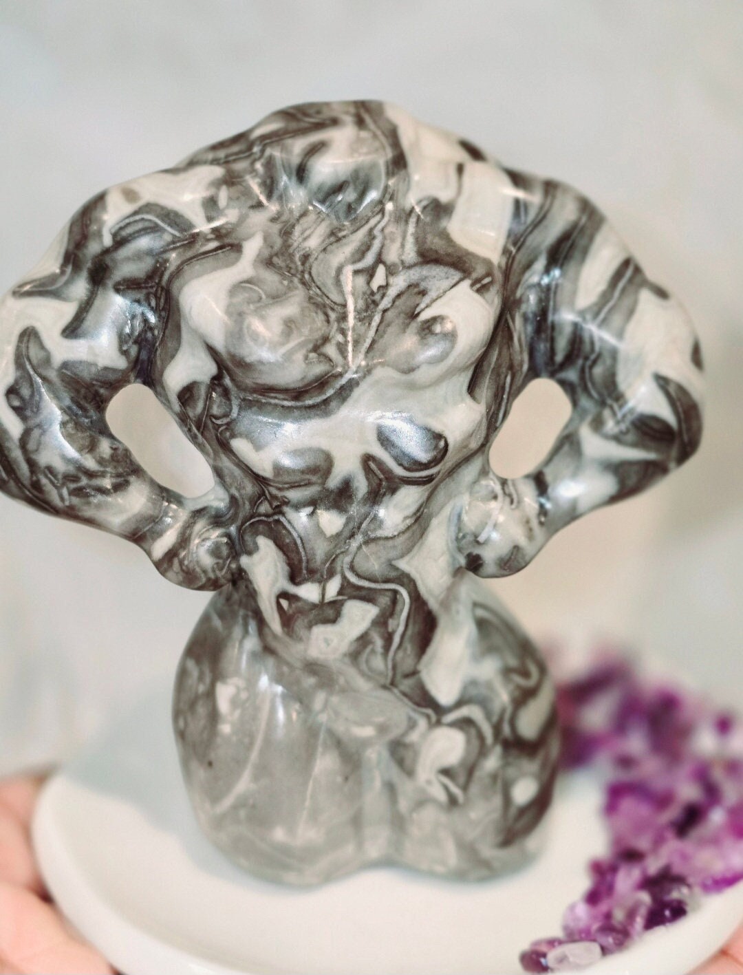 Natural Quartz Crystal Model Male Torso Male Body: Muscular Man Carving ...