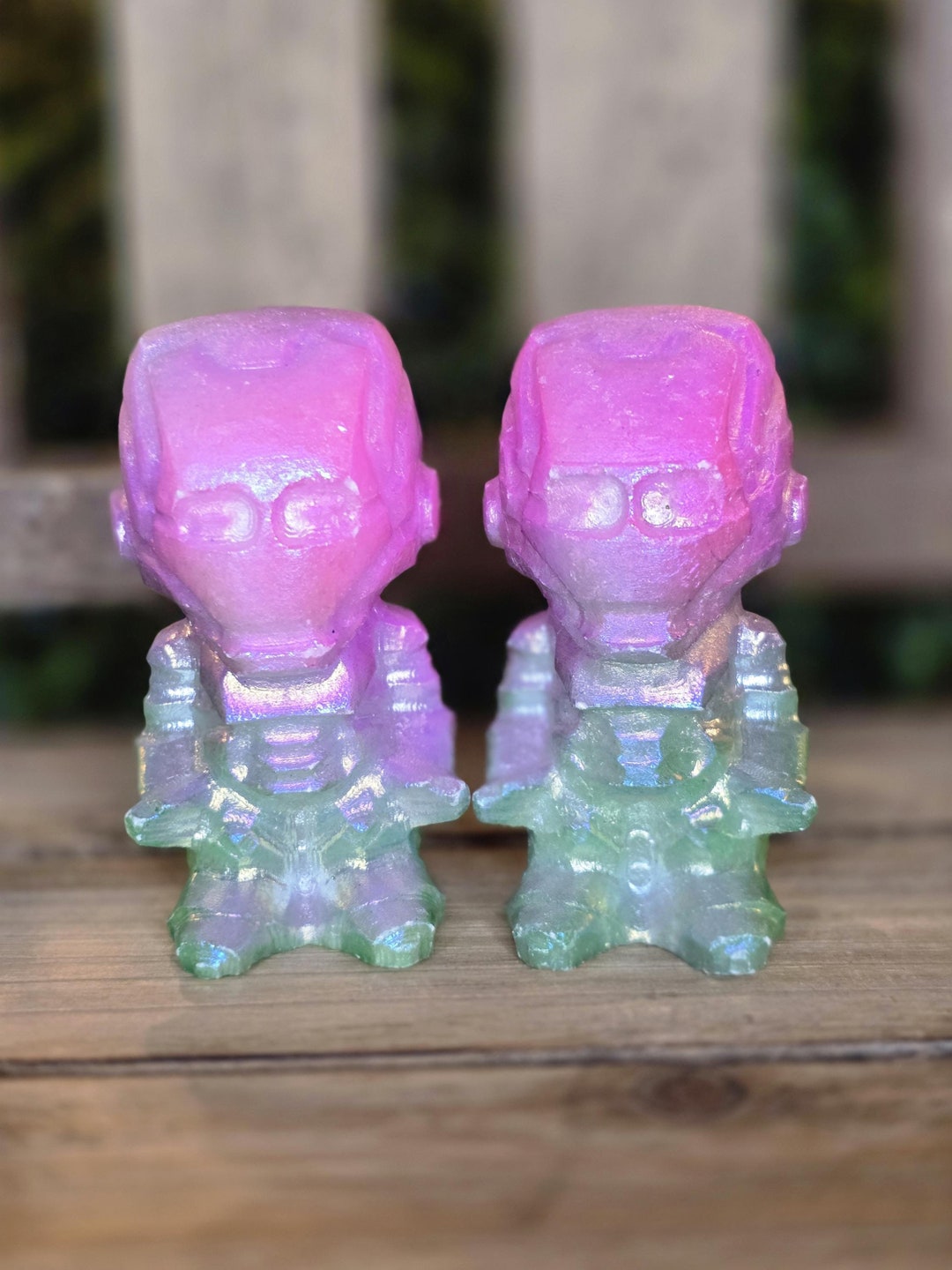 Superheroic Iron Man, Marvell Superhero Crystal Carving, Vintage Homely ...