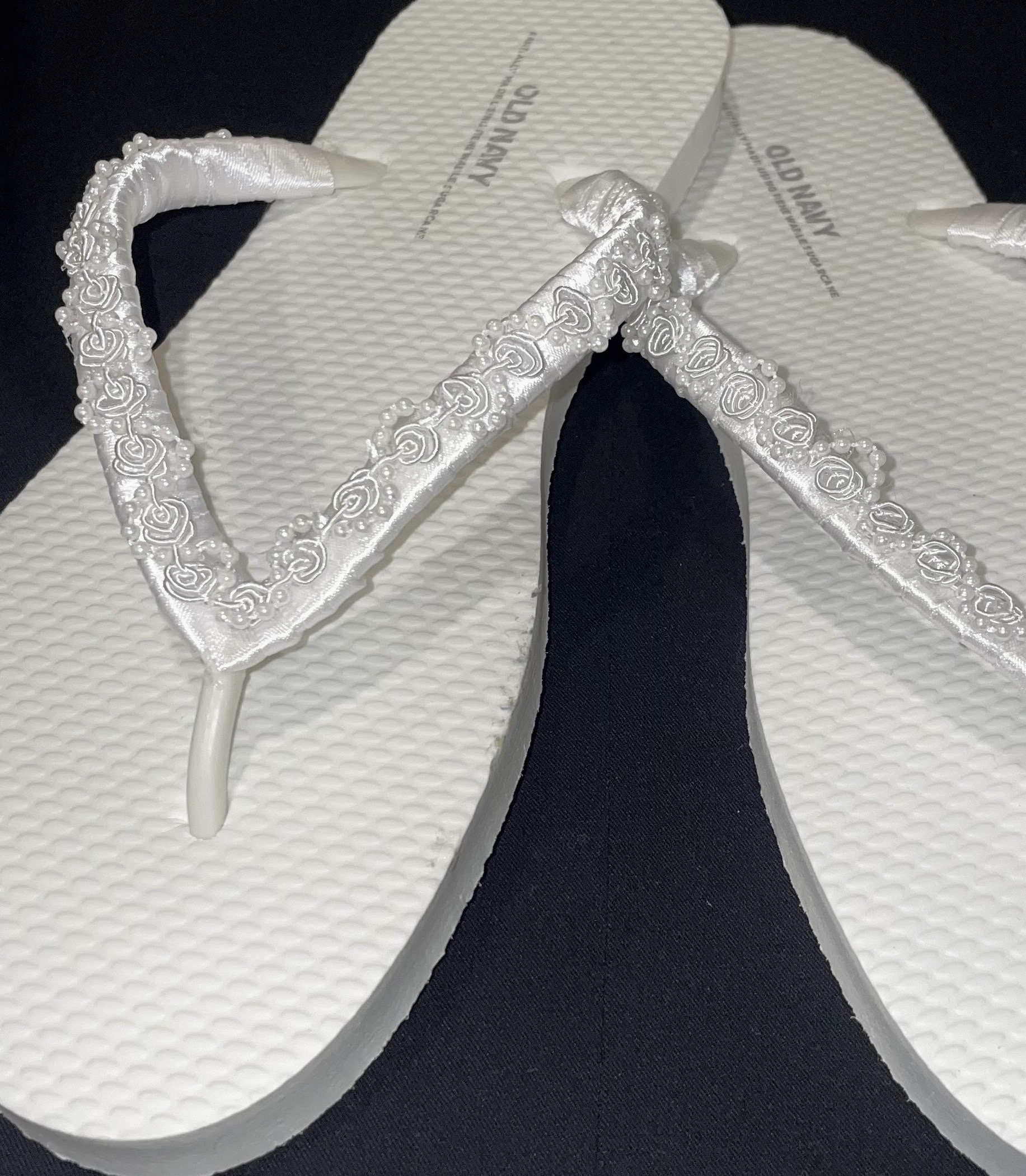 Wedding Flip Flops, Beach Wedding Flip Flops, Flower Sandals, Beach ...