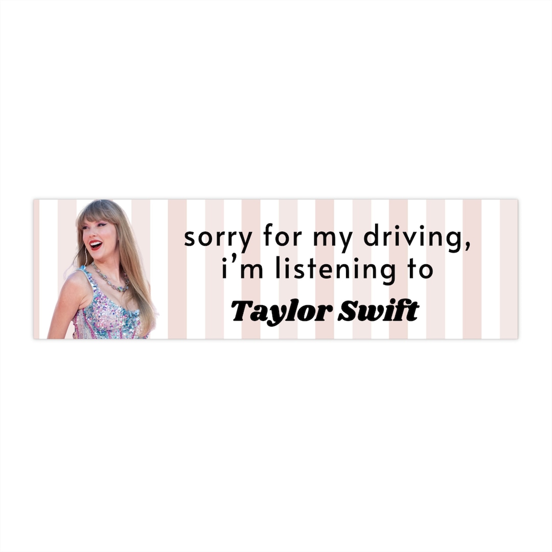 Taylor Swift Bumper Stickers - Etsy
