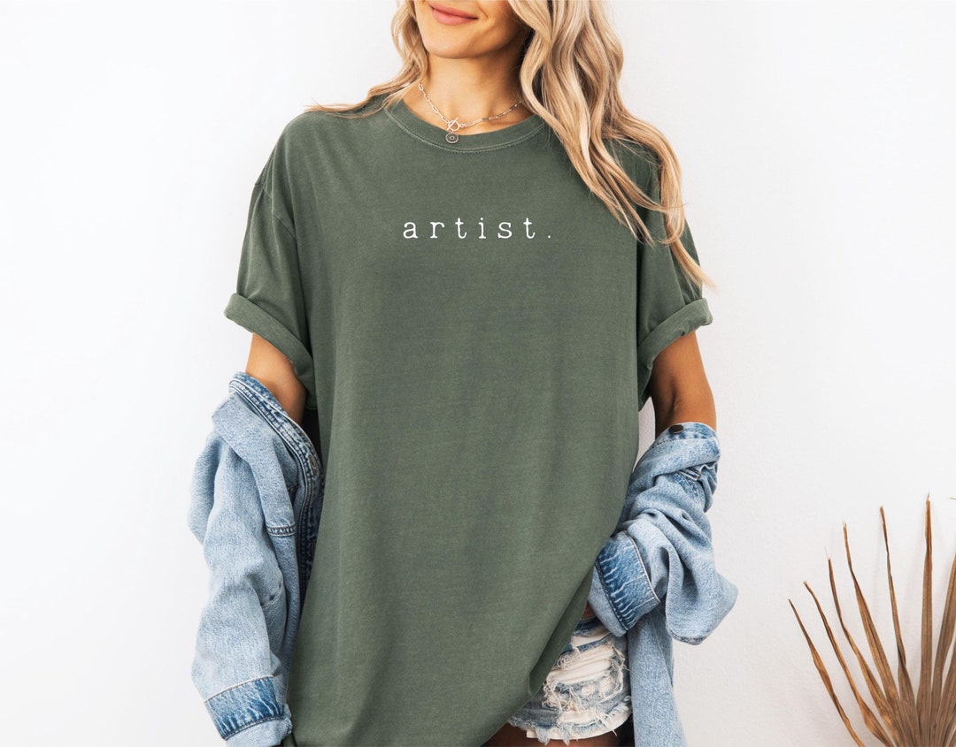 Comfort Colors Artist Tee, Shirt for Artists, Oversized Artist Tee ...