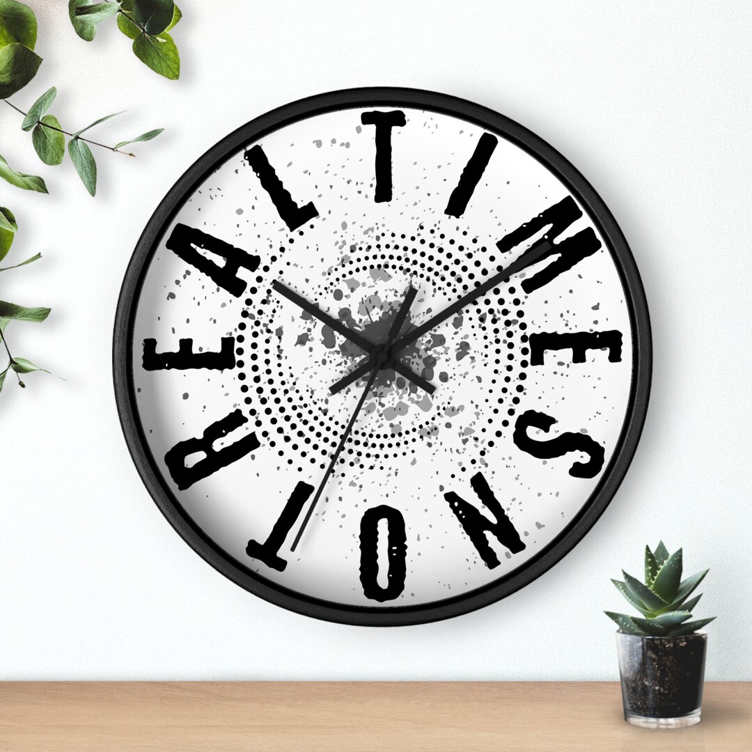 Times Not Real Wall Clock: Metaphysical Starseed Decor - Etsy