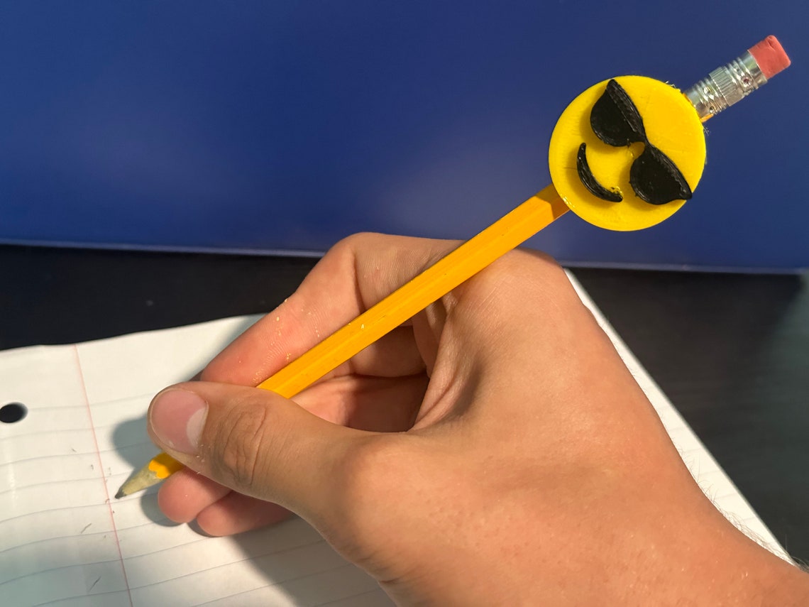 Emoji Pencil Toppers - Etsy