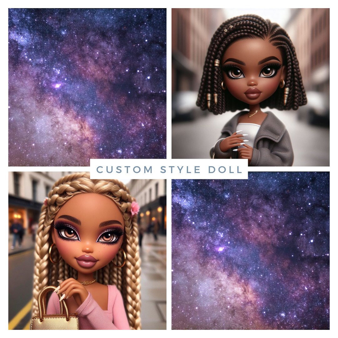 Custom Bratz Style Portrait Close Up - Etsy