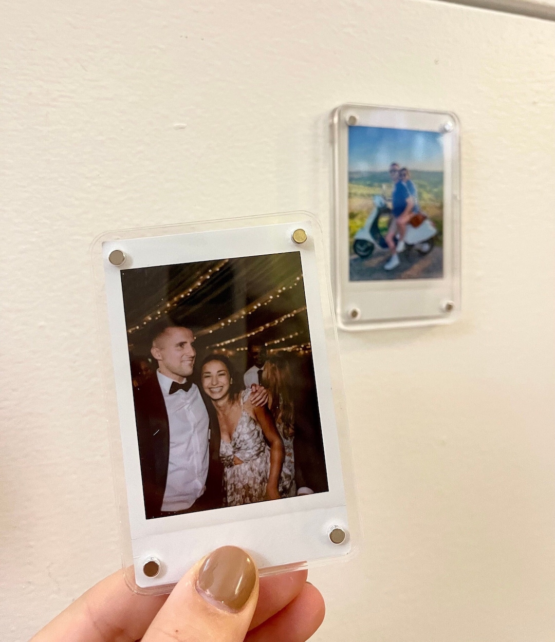ACRYLIC PHOTO MAGNET | Clear Personalized Picture Magnet for Fridge or ...