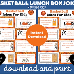 Printable Basketball Jokes, Jokes, Football, Joke Cards, Digital ...