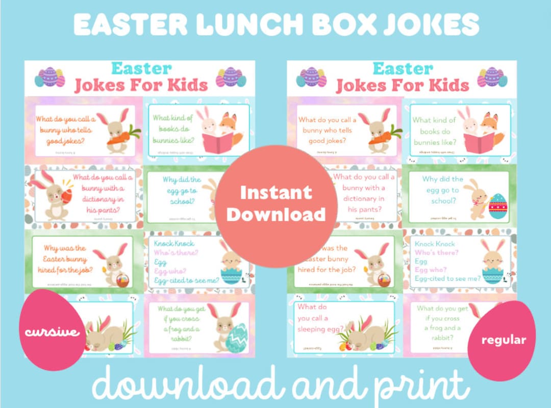 Printable Easter Jokes - Etsy